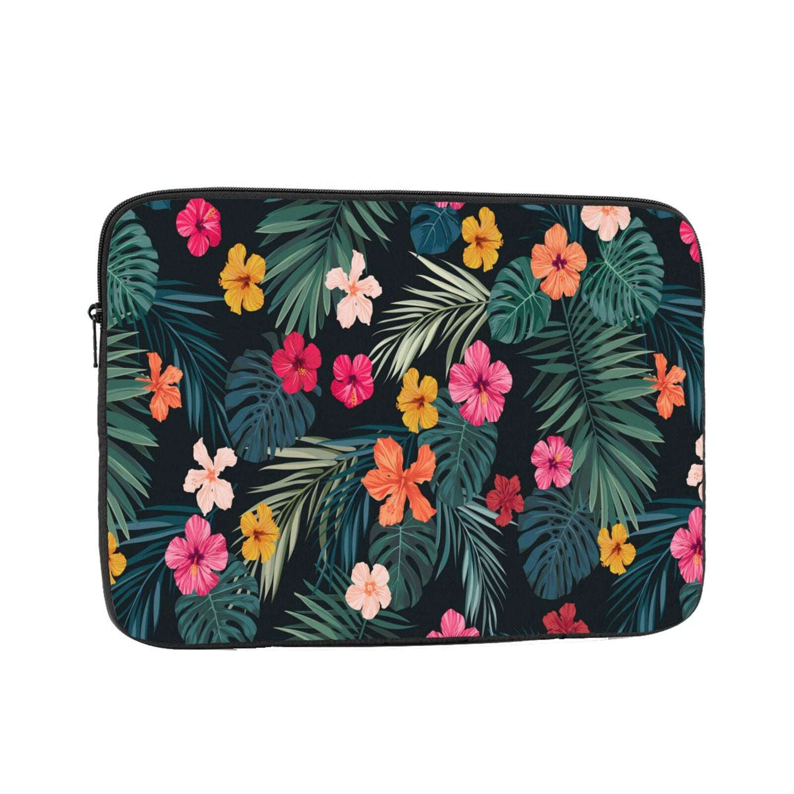 tropica flower balck 15 inch Portable Laptop Sleeve Compatible with ...