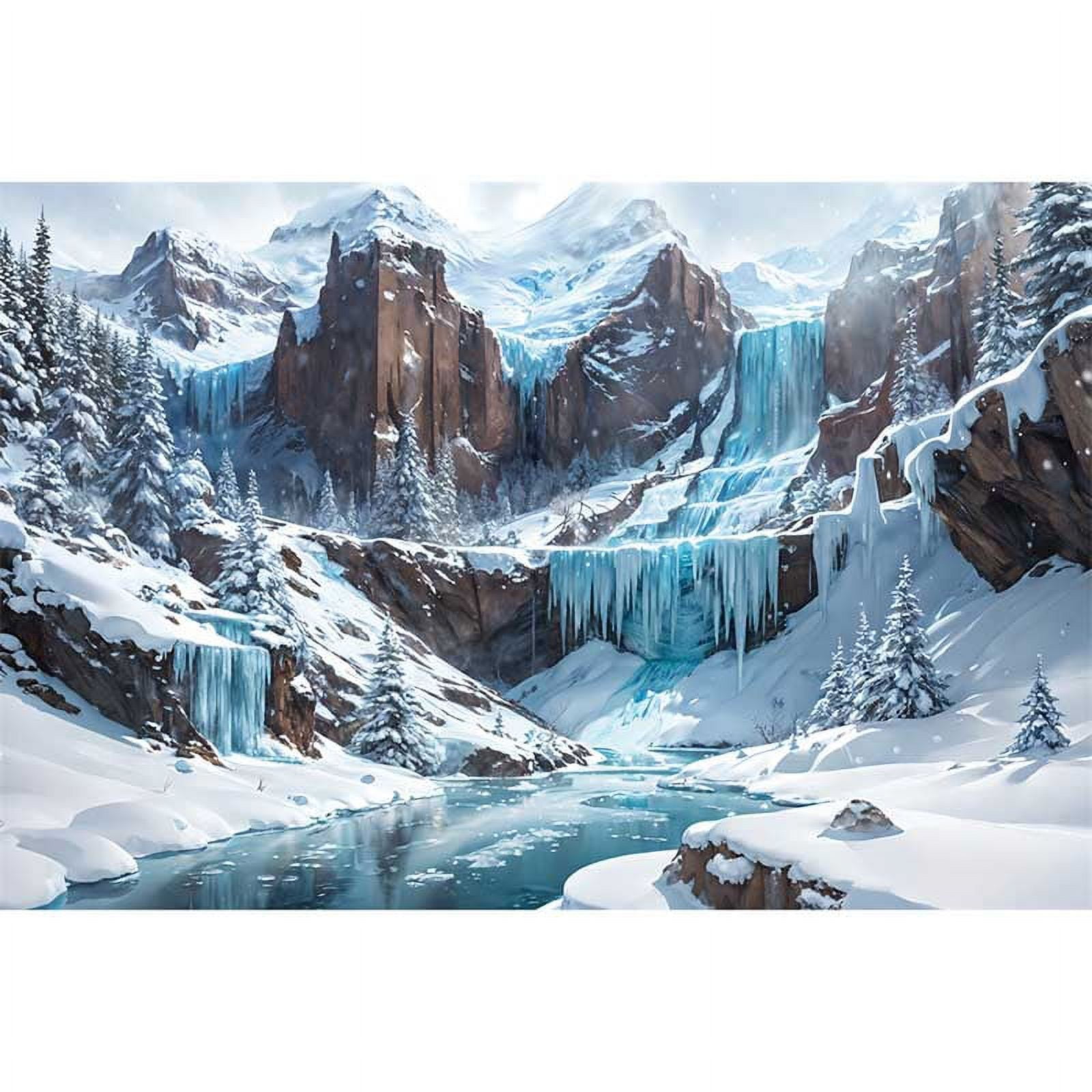 tropical Jungle Summer Gre Backdrop for Photography Natural Waterfall ...