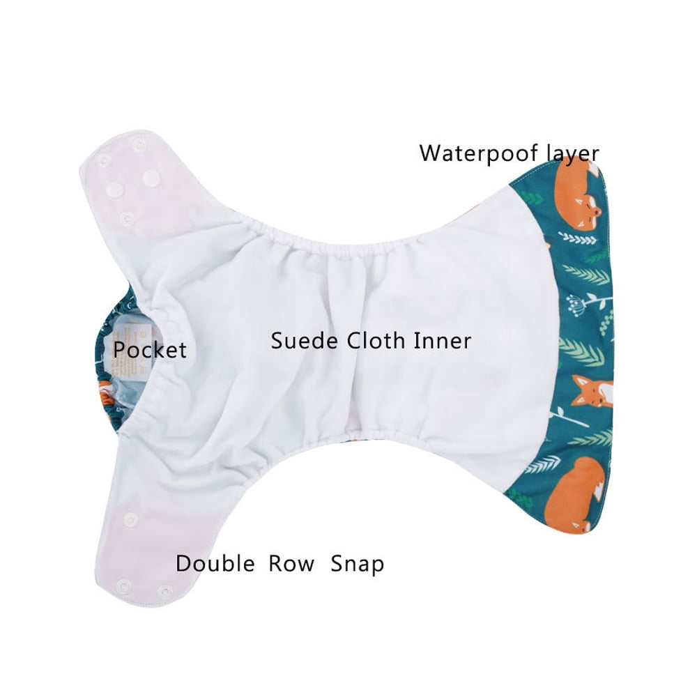 trousers,Pocket Diapers Cloth Diaper Reusable Pocket 4pcs Baby Diaper ...