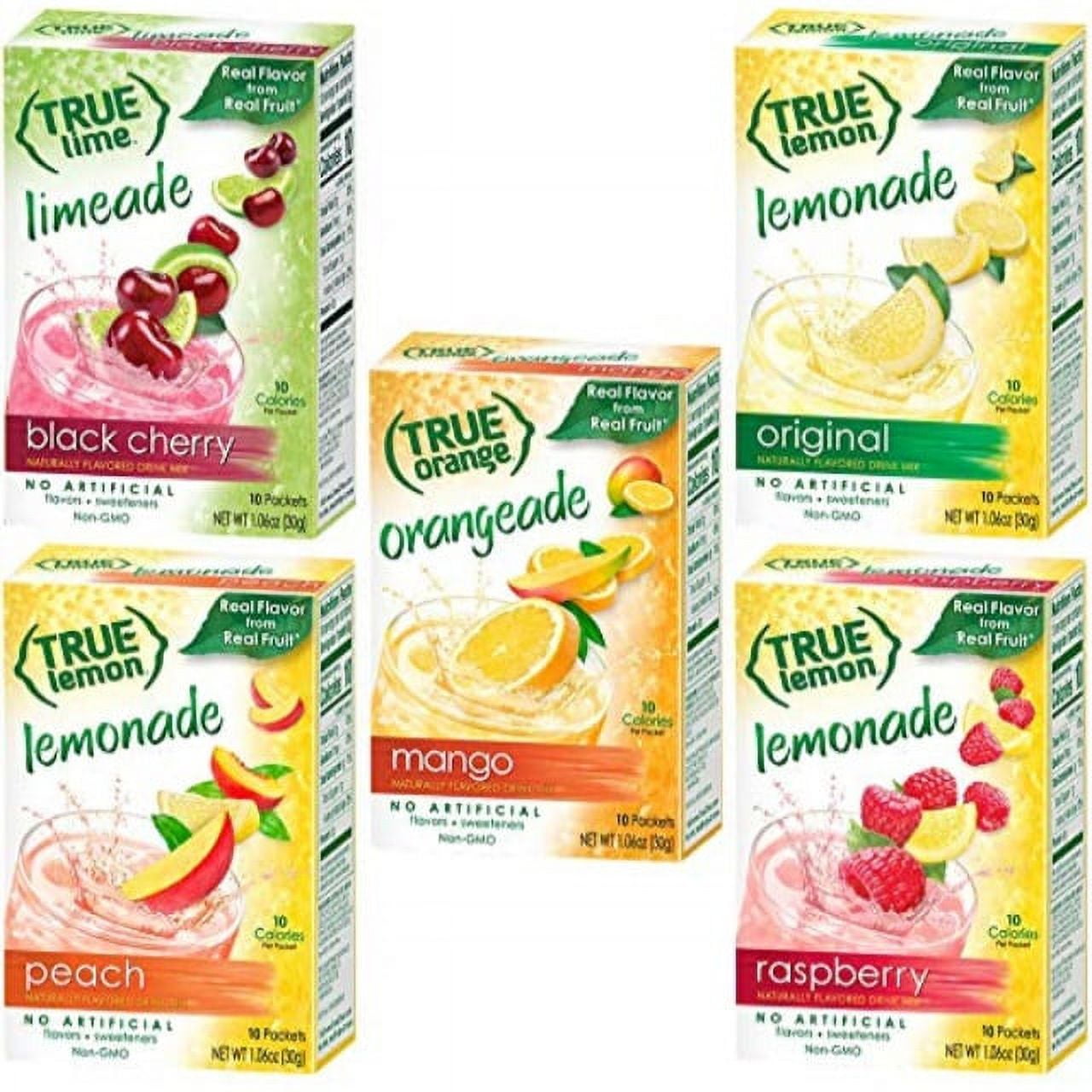 True Lemon Assorted Beverage & Lemonade Drink Mixes 10 Ct 1.06ozPack of ...