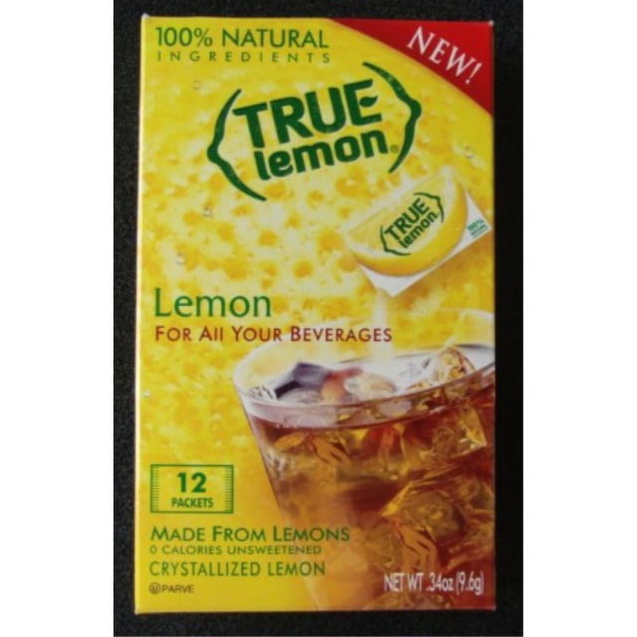 true lemon lemon flavor drink mix, 12-packets (pack of 6) - Walmart.com