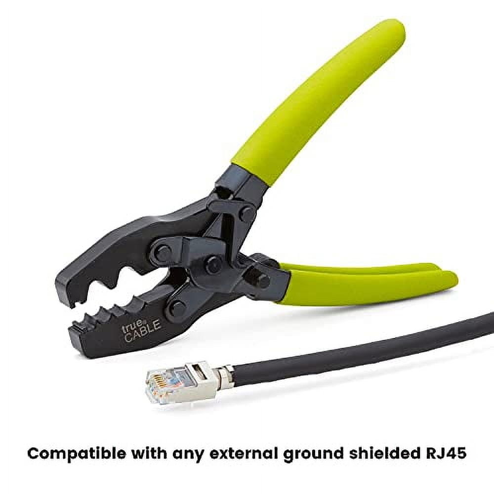 trueCABLE External Ground Crimp Tool, Compatible with Shielded External ...