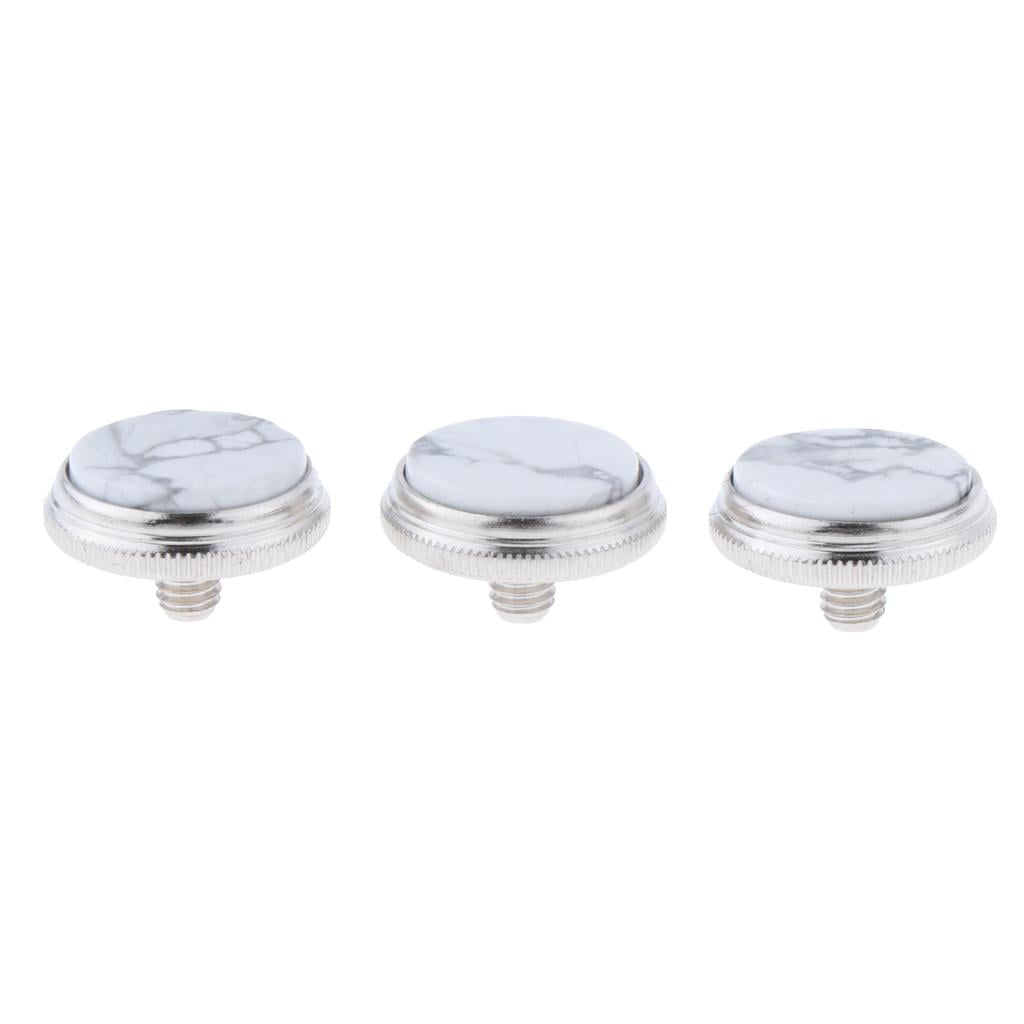 trumpet type Finger Keys Buttons Inlays Shell 3pcs, 2 Colors Optional ...