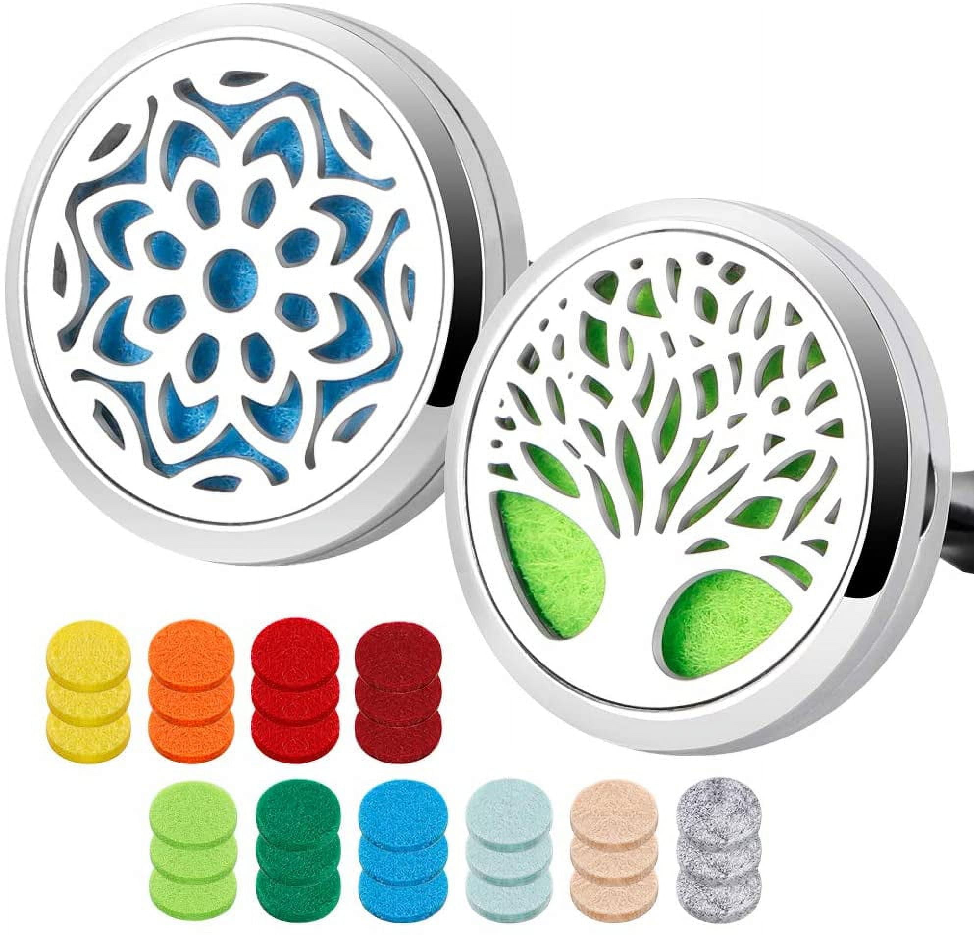 ttstar Aromatherapy Car Diffuser Vent Clip with Refill Pads & Essential ...