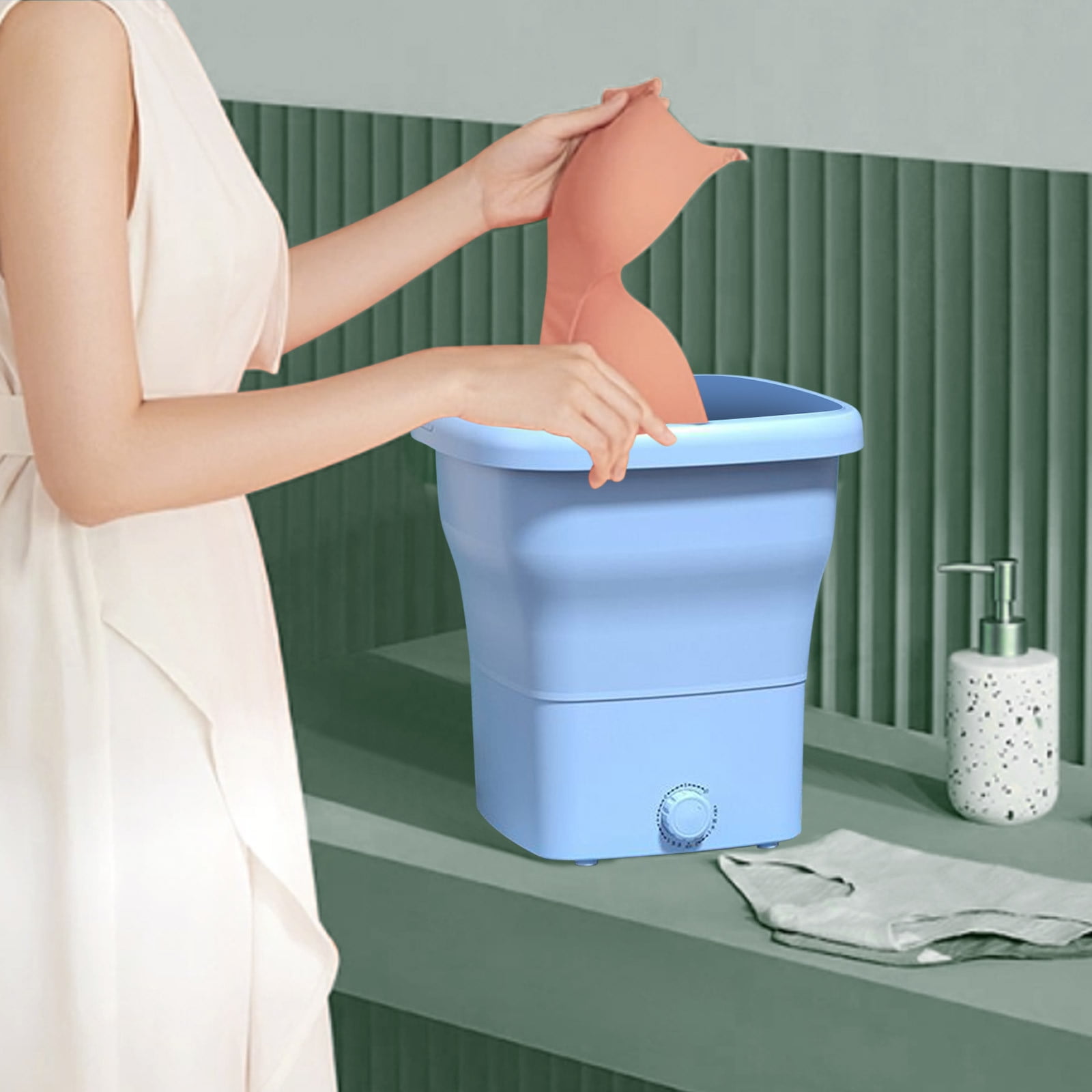 tumgatte 25L Large Capacity Foldable Washer Portable Washing Machine ...