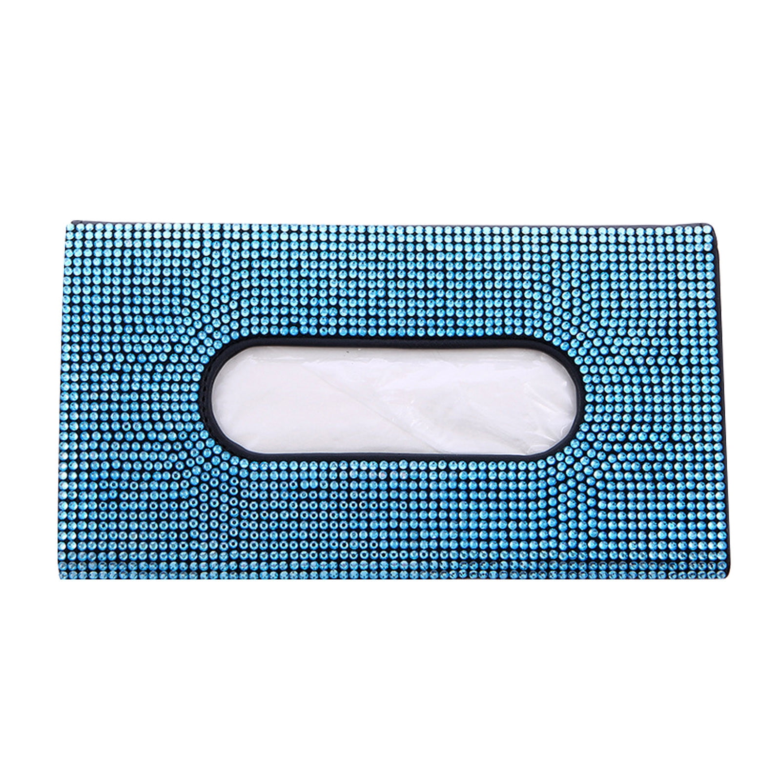 tumgatte Diamond-encrusted Car Sun Visor Tissue Box Car Full Diamond ...