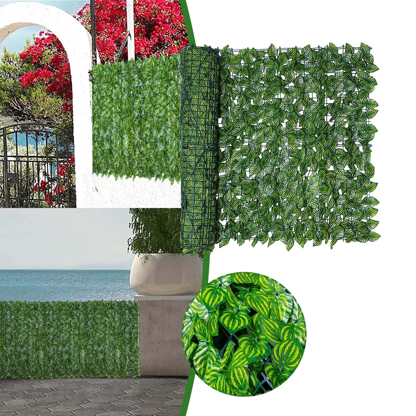 tumgatte Fence Balcony Screen Fence Panel Artificial Plant Decorative ...
