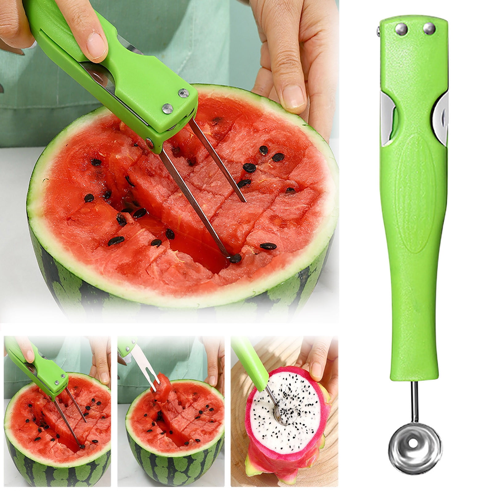 tumgatte Multi-functional Stainless Steel Four In One Watermelon ...
