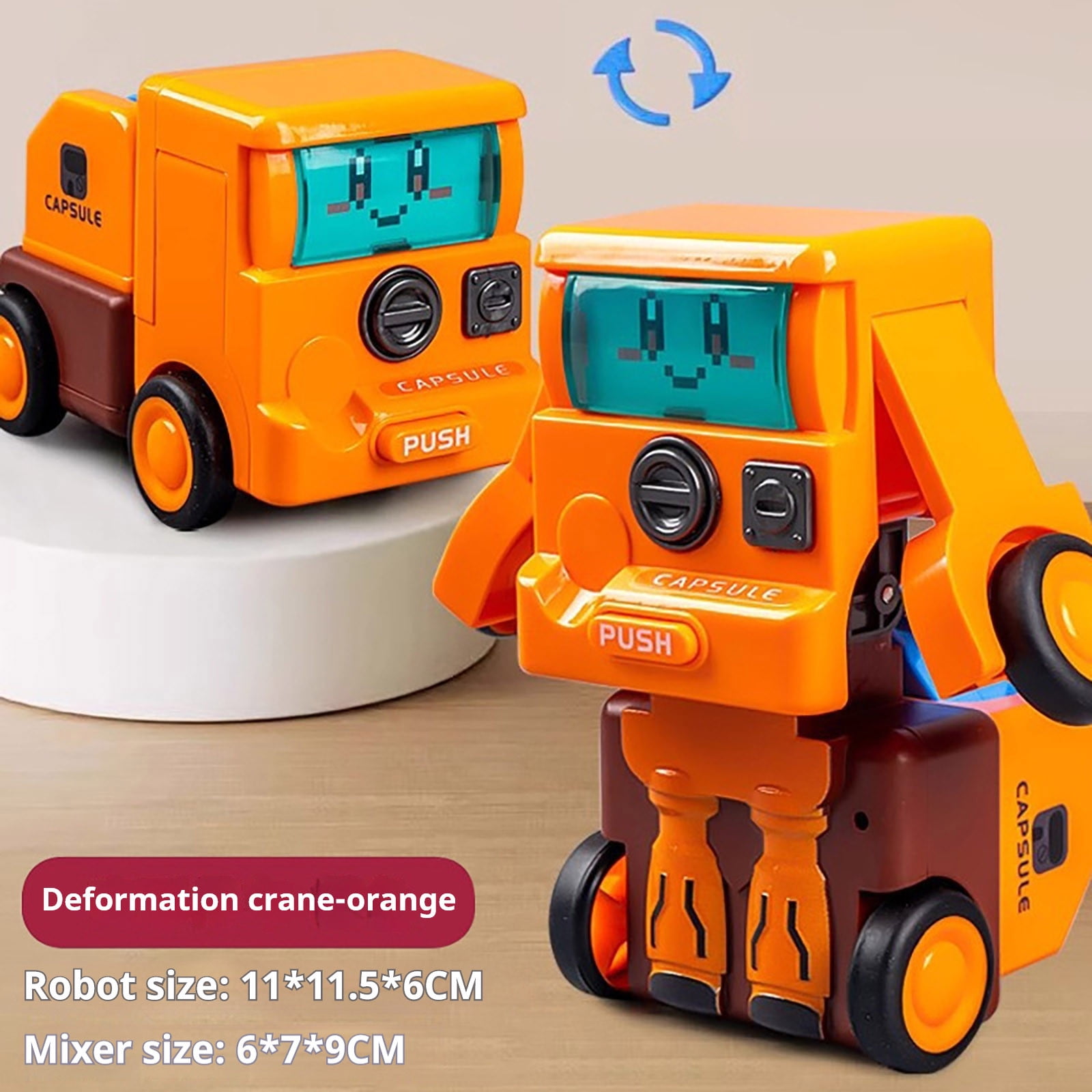 tumgatte Transforming Car Robot Impact Rotation Into Inertias Sliding ...