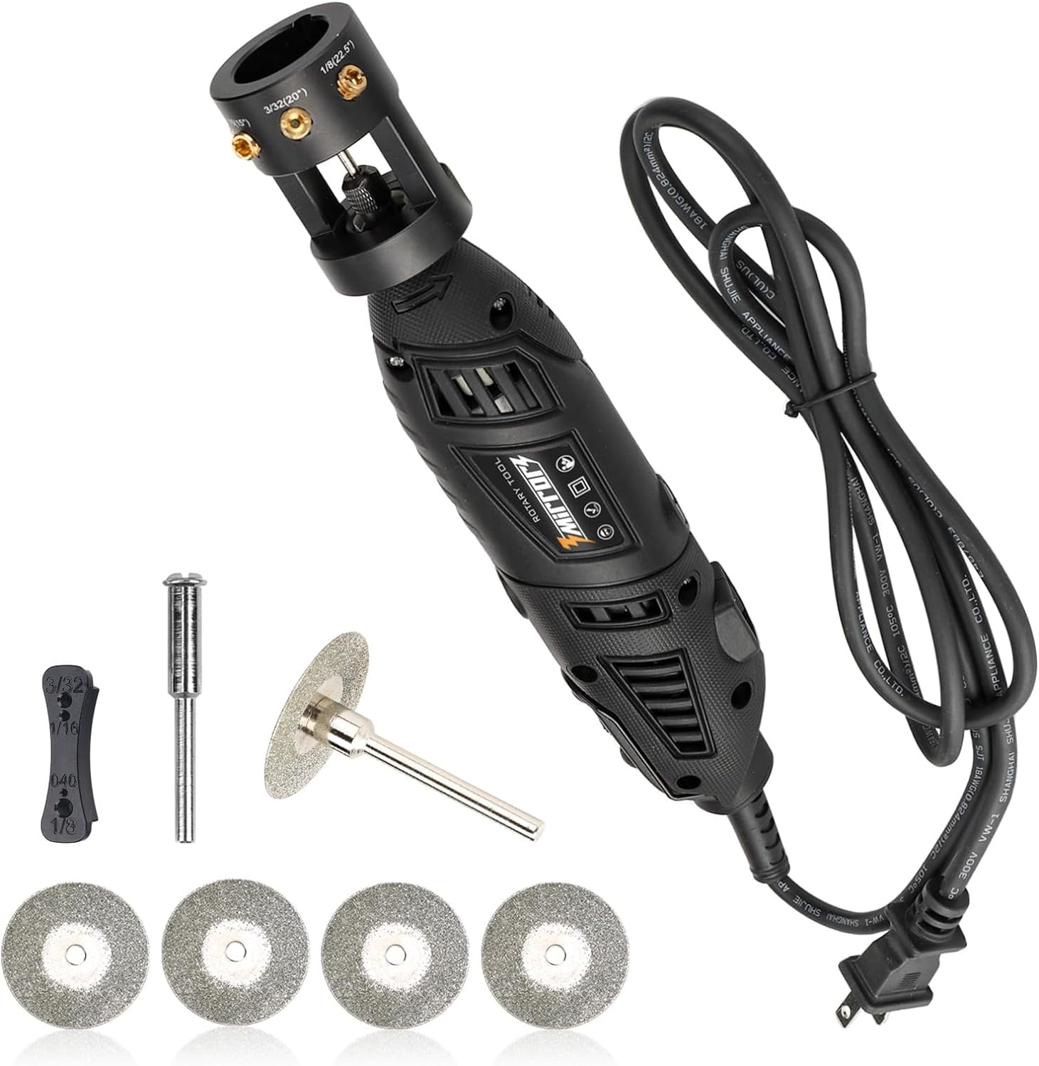 **tungsten electrode sharpener grinder for tig welding, four-angle ...