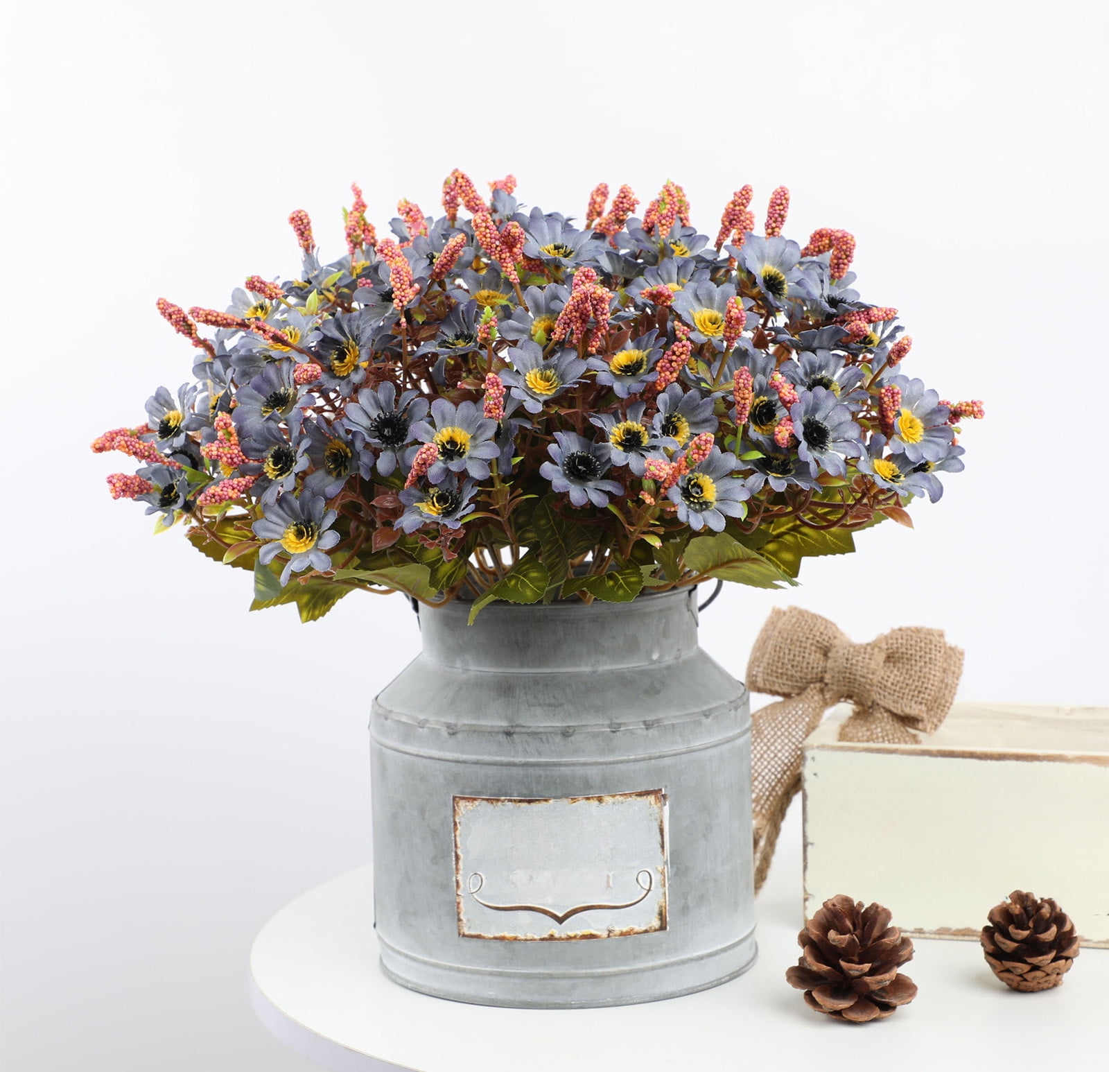 tupukom Home Decor Clearance Artificial Flowers for Outdoors UV ...