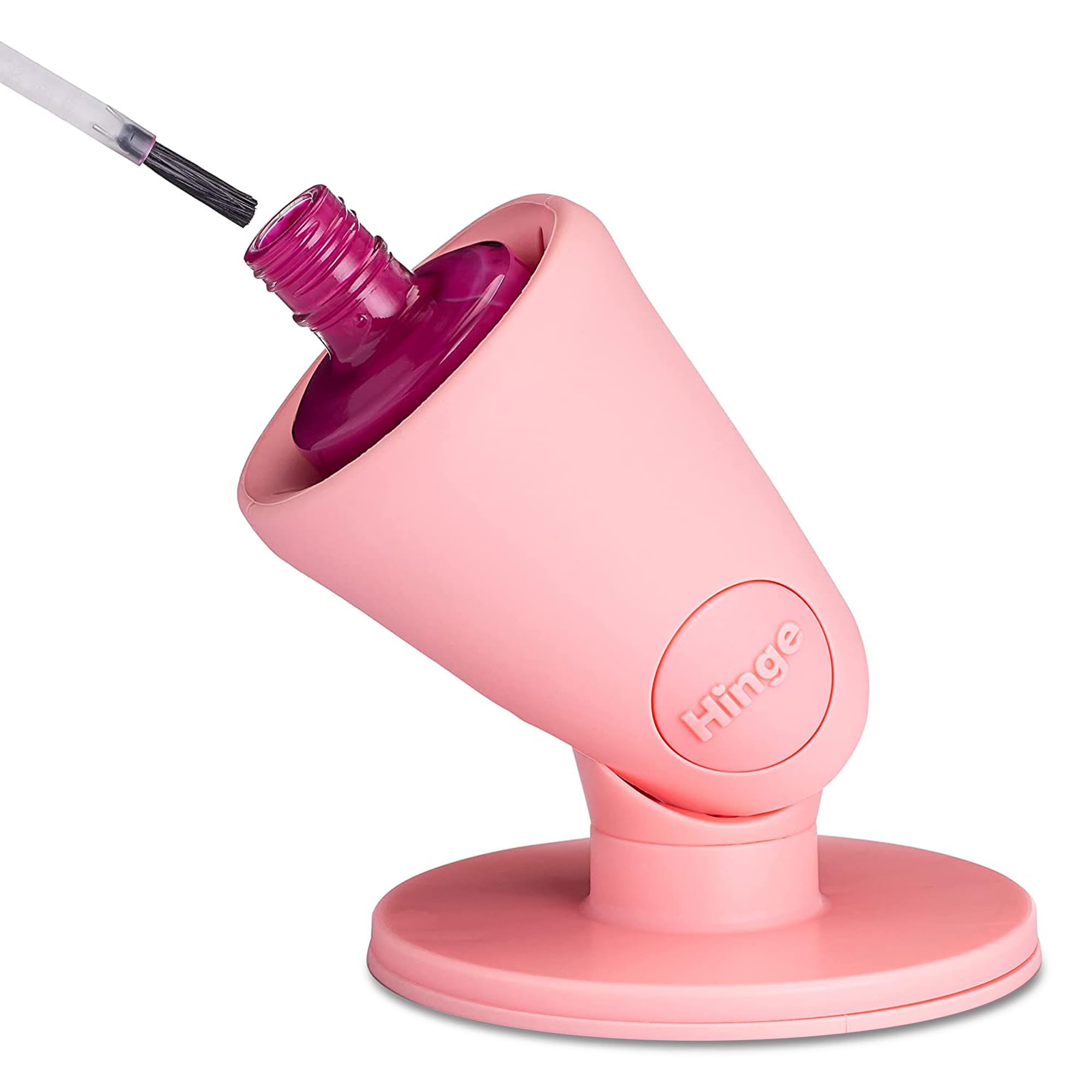 tweexy Hinge Untippable XEF1 Polish Bottle Holder | Anti-Spill Polish Holder Stand, Tilted ...