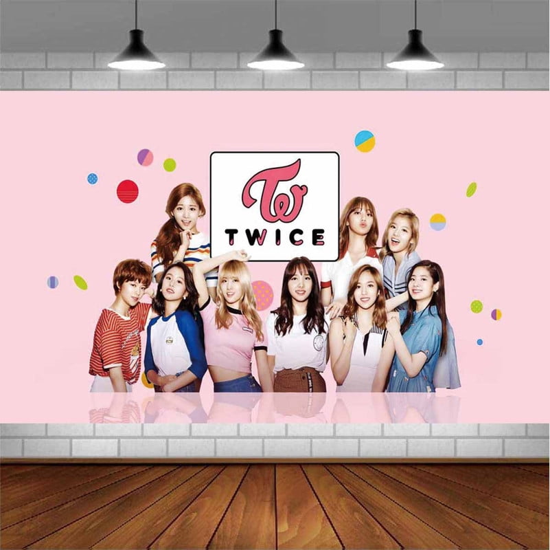 twice Backdrop Banner Party Supplies Poster Movie Theme Background for ...