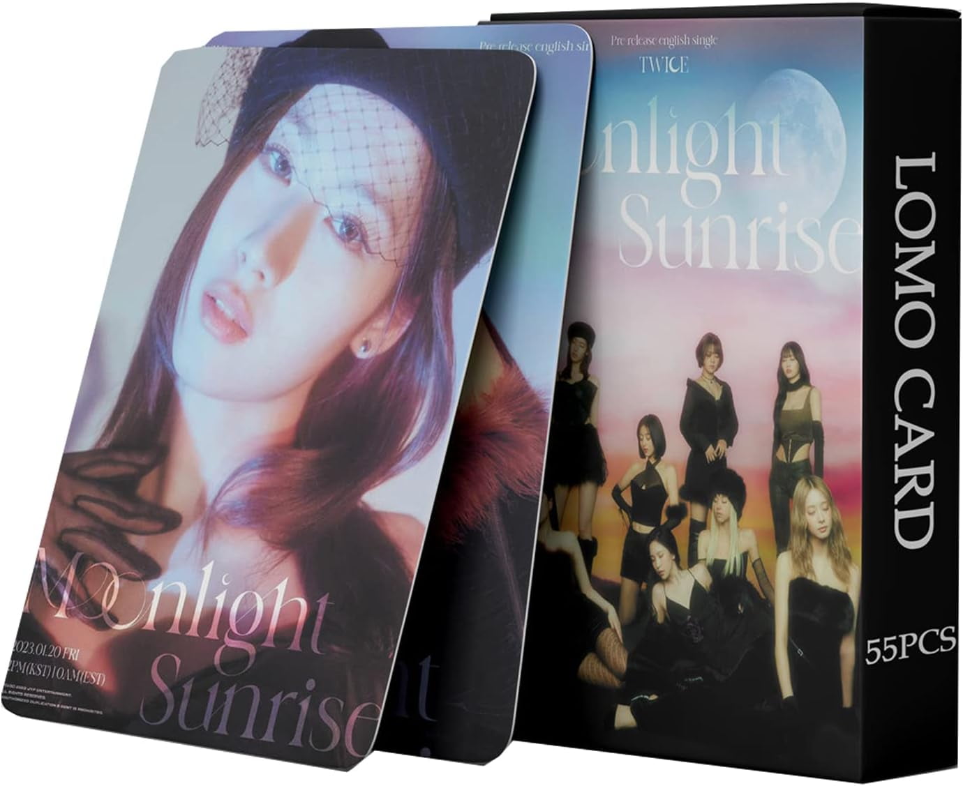twice moonlight sunrise twice lomo cards twice kpop photocards twice ...