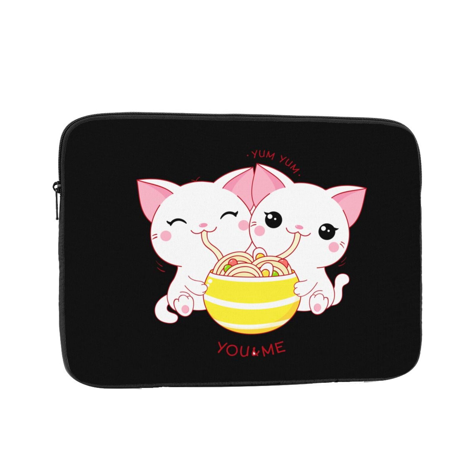 two cute white cats 15 inch Portable Laptop Sleeve Compatible with ...