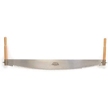 Lynx 5' Two Man Crosscut Saw for Wood, Handheld Metal Saw with Beech ...