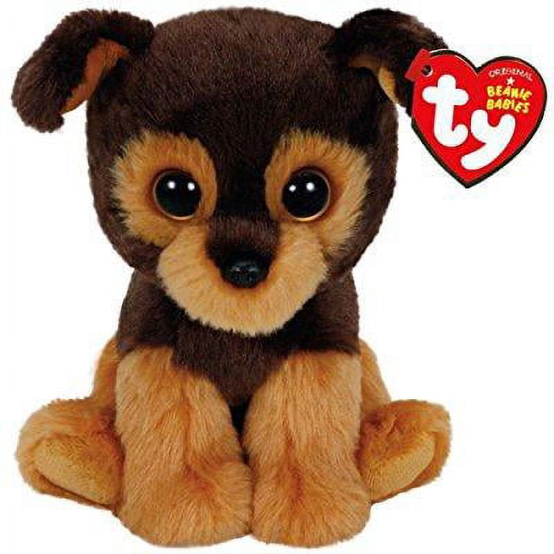 ty beanie babies tucker the brown dog plush - Walmart.com