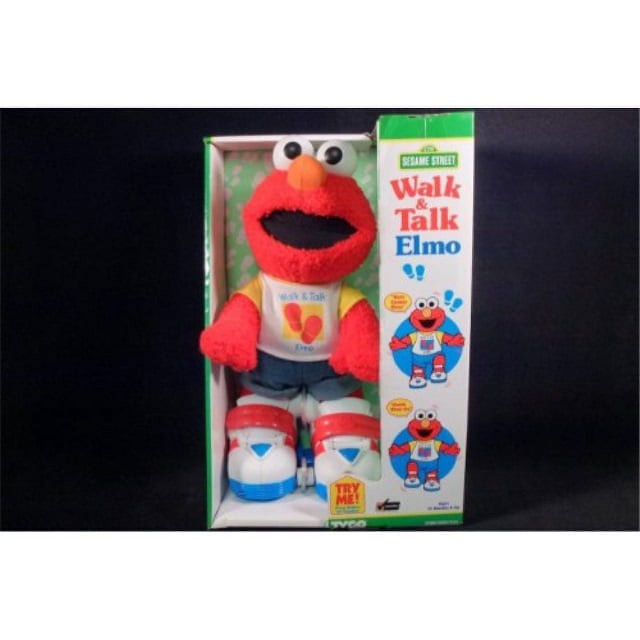 Tyco Toy - Sesame Street Walk & Talk Elmo - Walmart.com