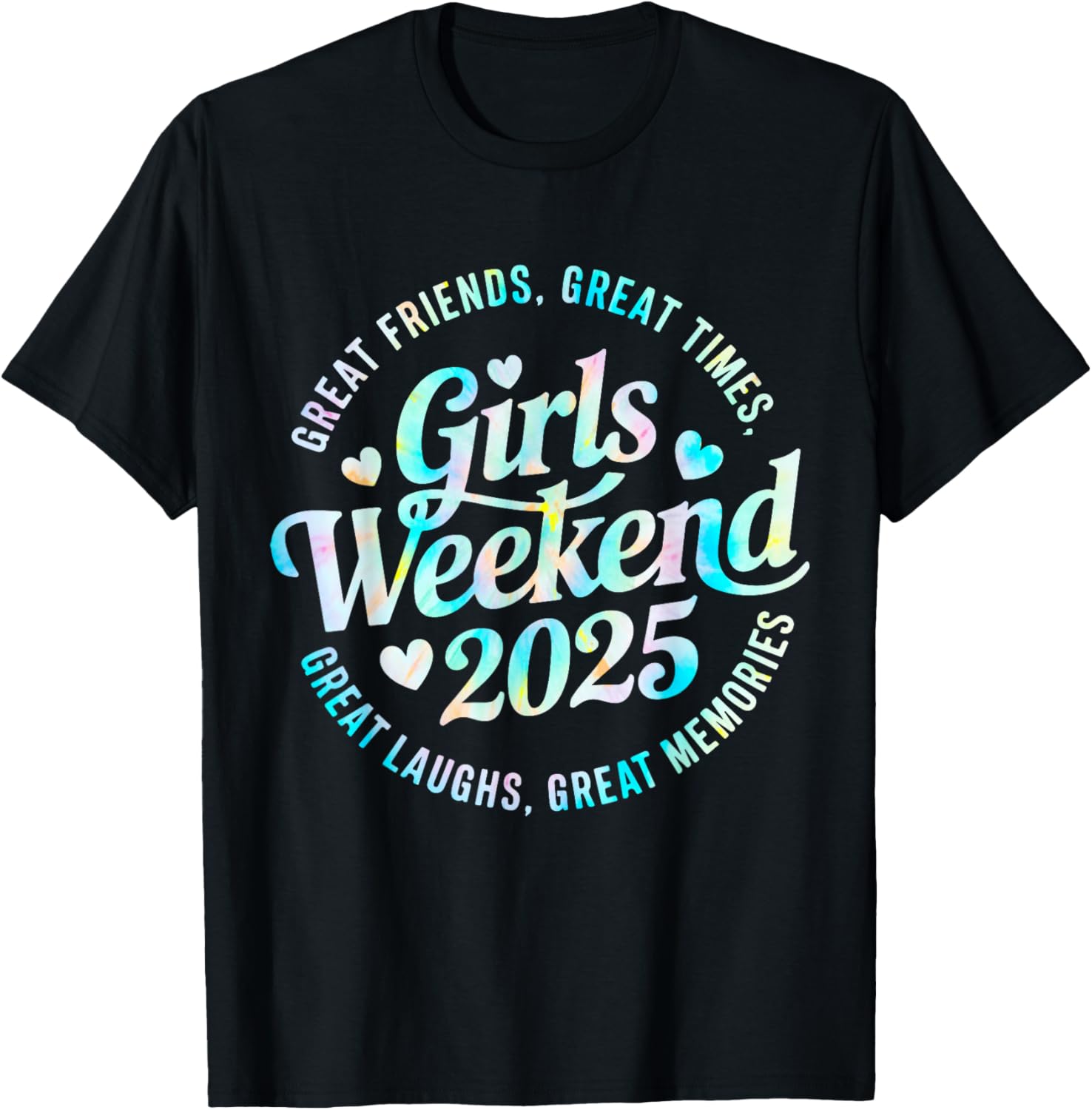 tye die Girls Trip 2025 Womens Weekend Vacation Matching T-Shirt - Walmart.com