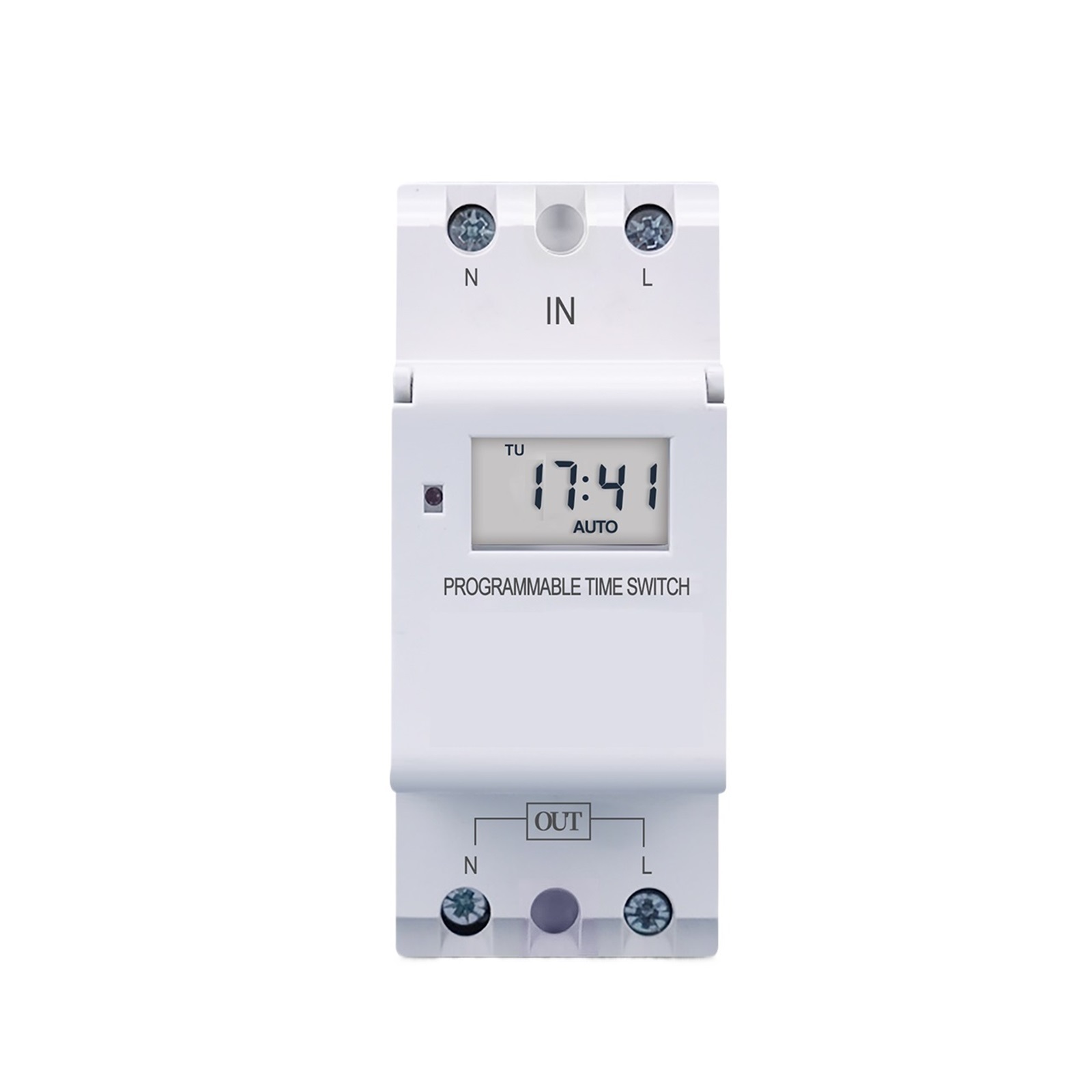 type Din Rail 2 wire Weekly 7 Days Programmable Digital TIME SWITCH ...