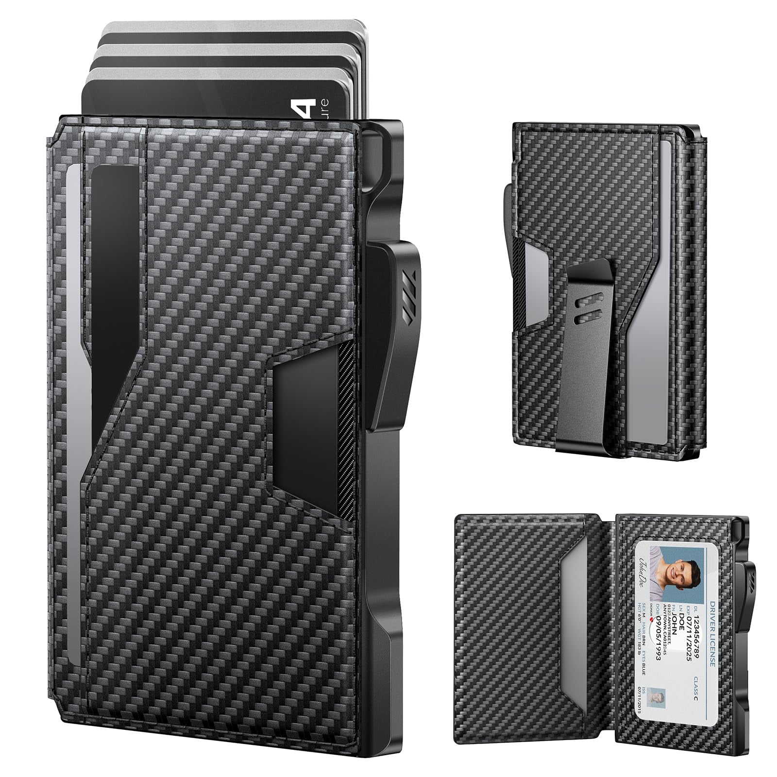 typecase Wallet for Men: Rfid-blocking with Money Clip Slim Leather ...