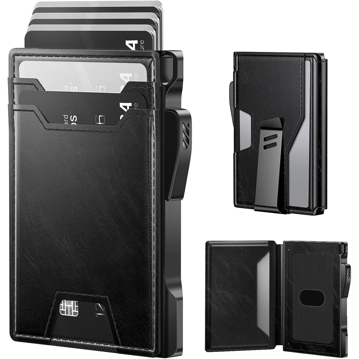 typecase Wallet for Men: Rfid-blocking with Money Clip Slim Leather ...