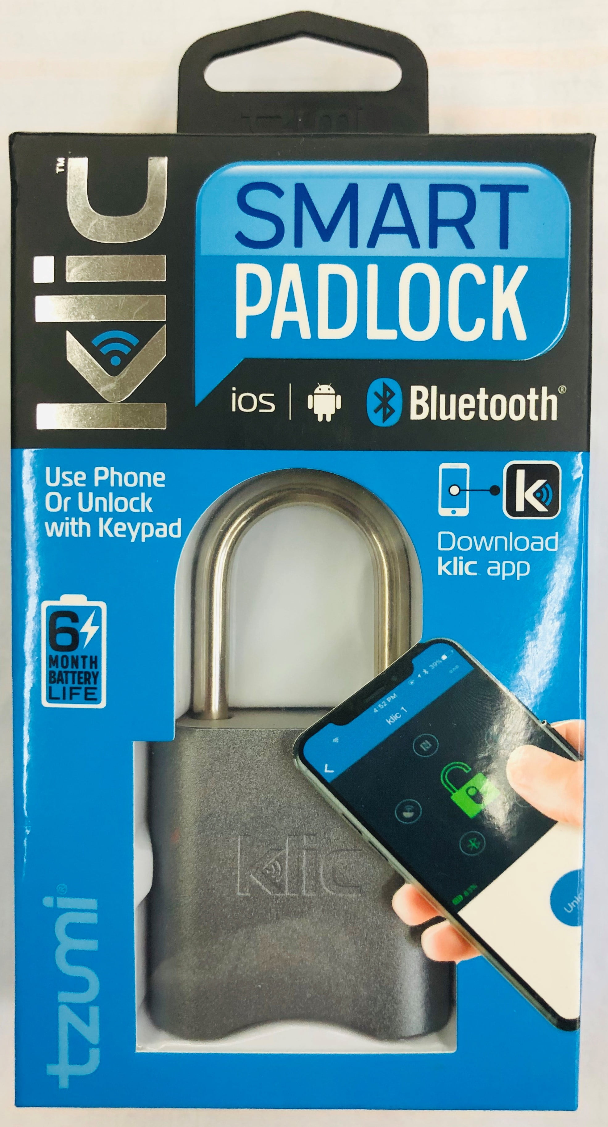 Buy tzumi Klic Smart Lock - Bluetooth Padlock at Ubuy Nepal