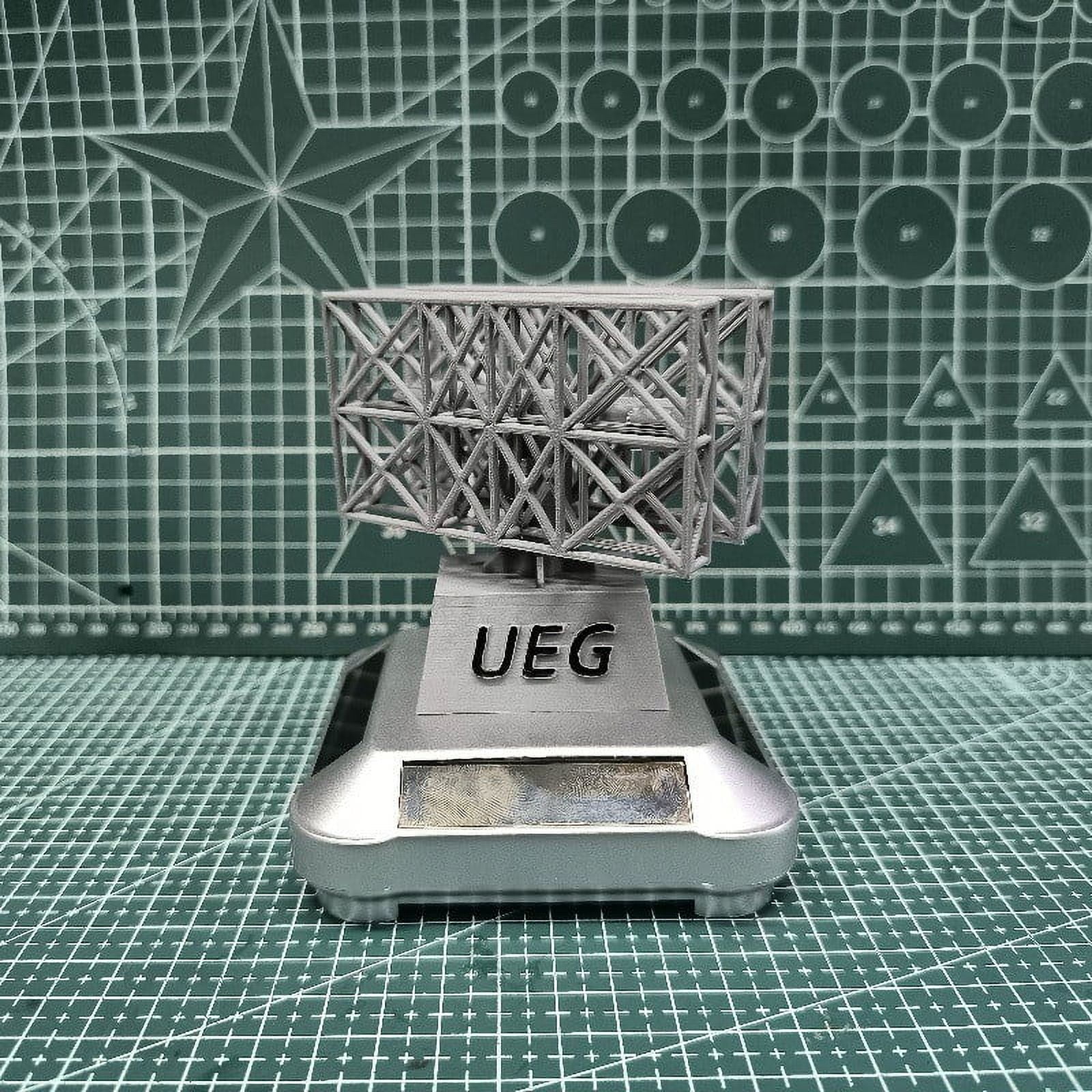 tzyudk 3D Printed Solar-Powered Military Model Rotating Ornament, Car ...