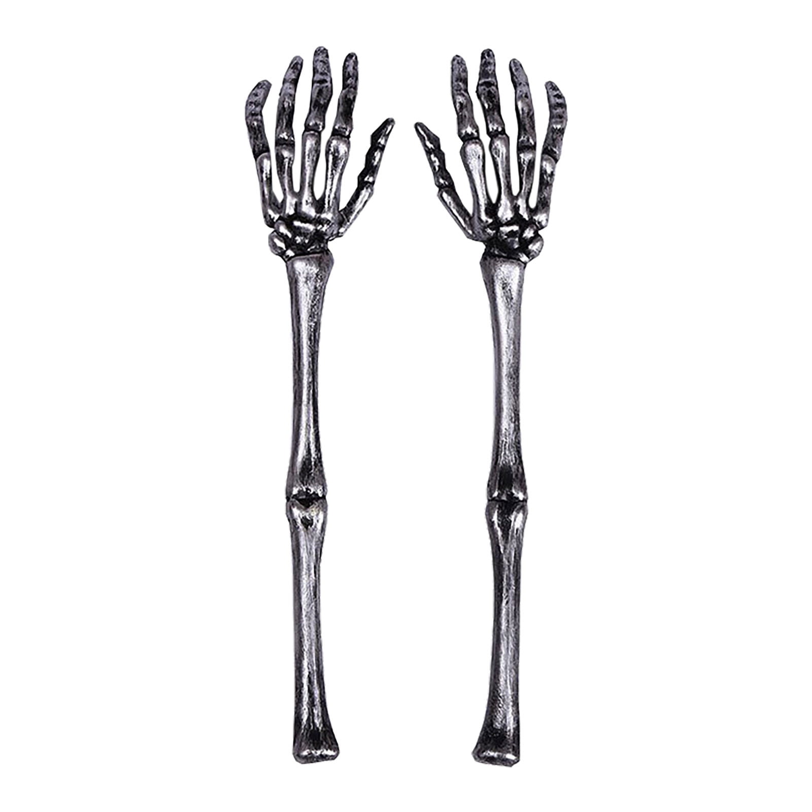 tzyudk Silver Halloween Skull Arm Pcs Set About Inserted Ghost Hand ...