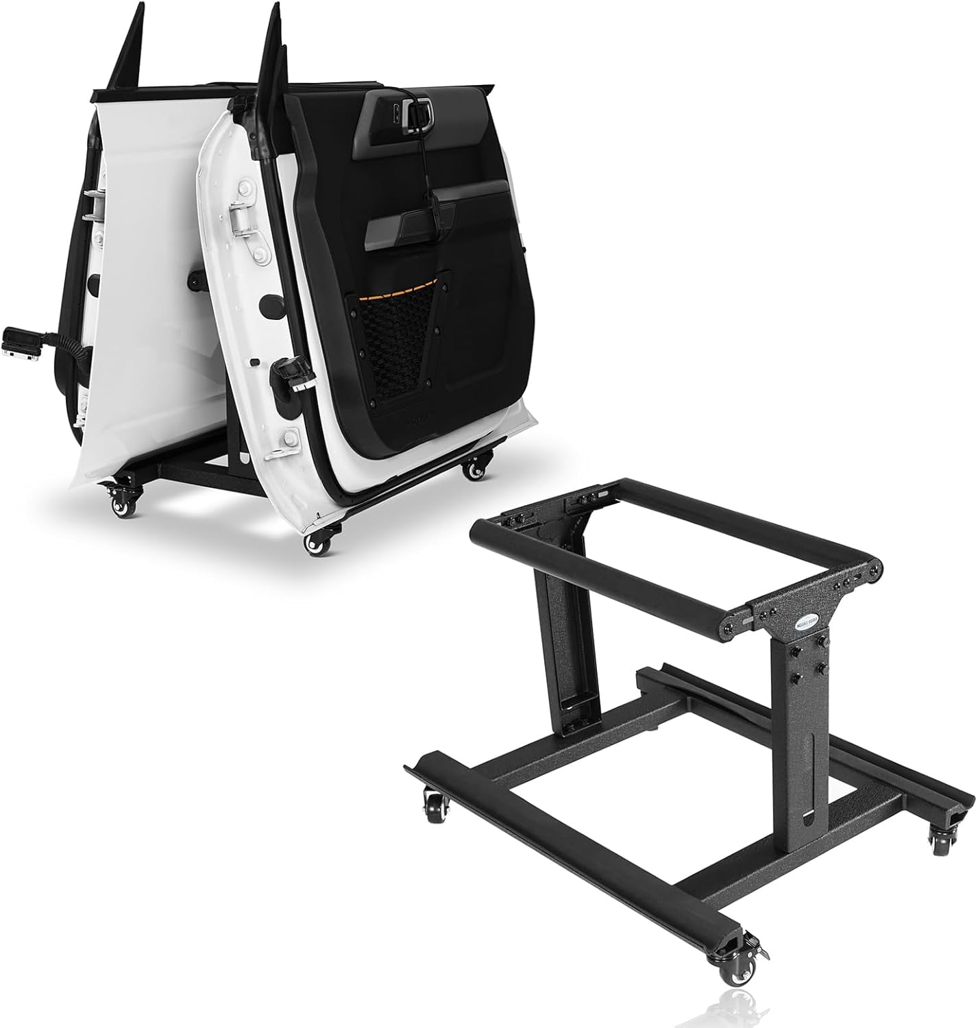 u-Box Doors Storage Cart Hanger Rack Bracket Compatible with 1997-2025 TJ JK JKU JL JLU ...