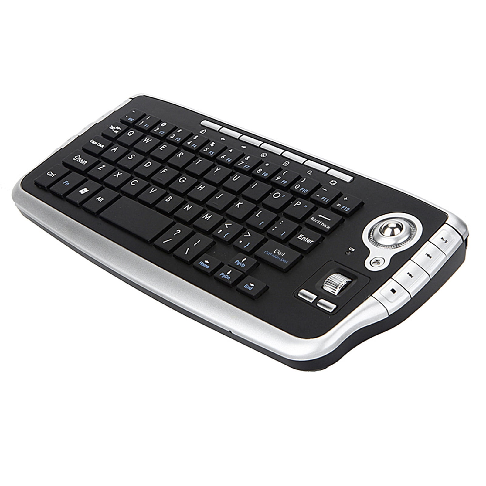 \u0026 E30 2.4GHz Wireless Keyboard With Trackball Mouse Scroll Wheel ...