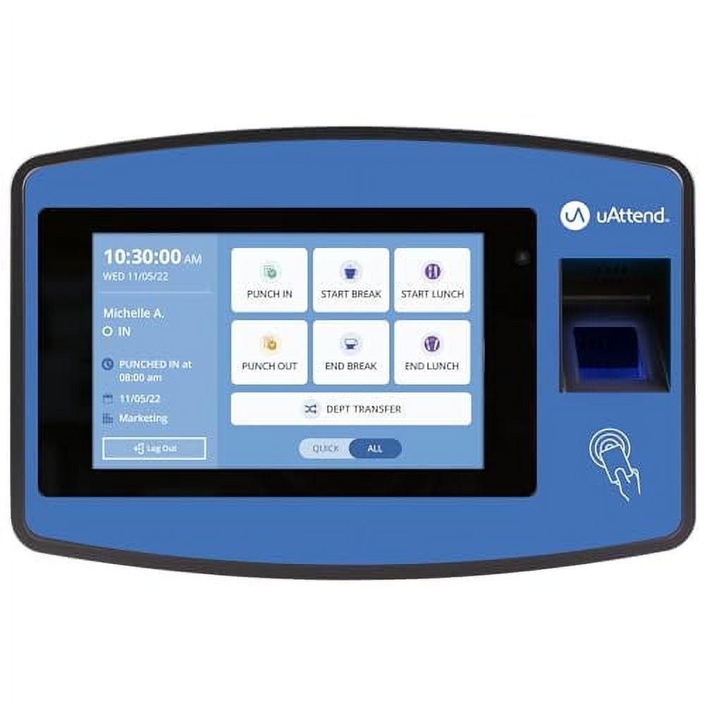uAttend NX2500 Cloud Connected Biometric Attendance System: Fingerprint ...