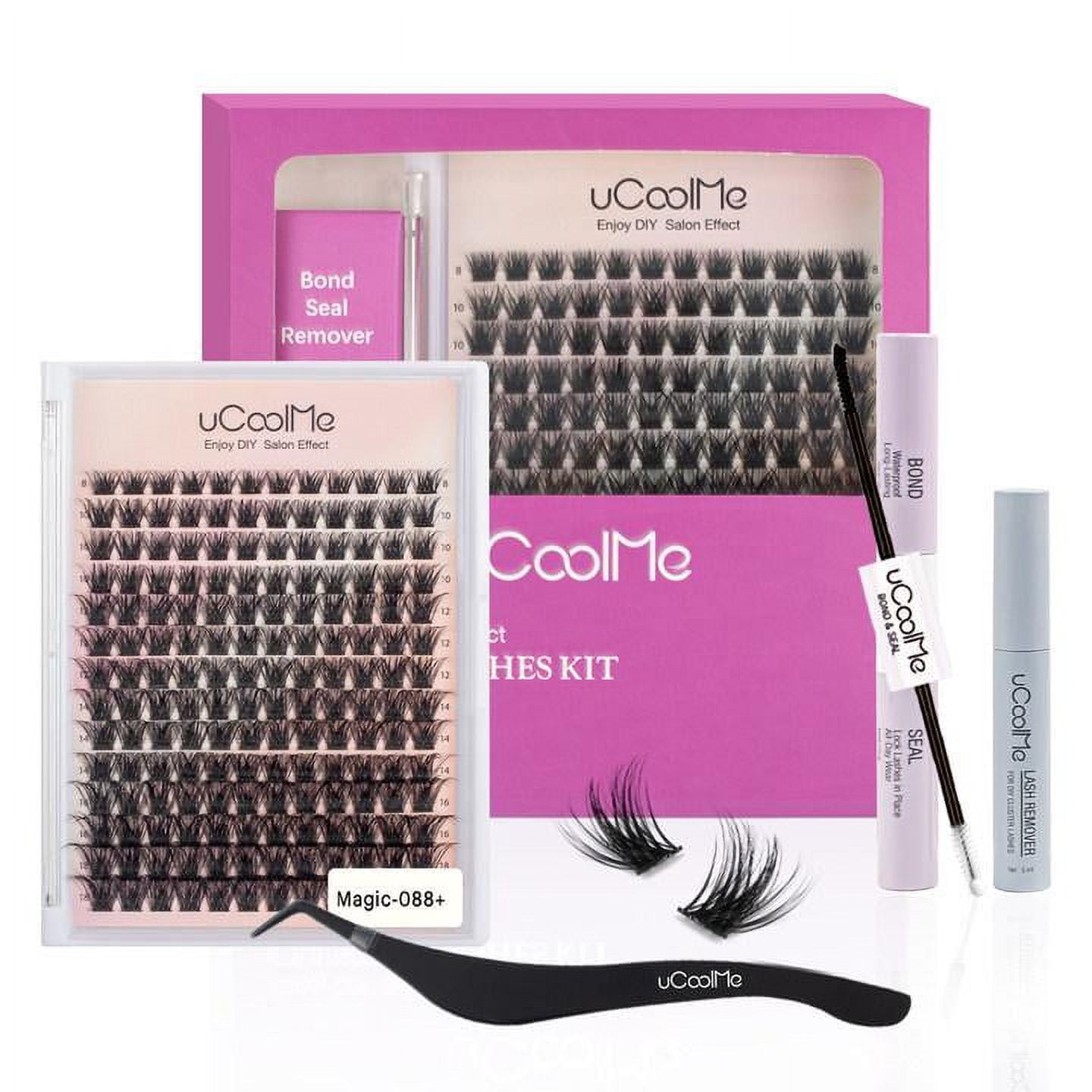 uCoolMe Flora DIY Lash Extension Kit Clusters Individual Lashes Kit ...