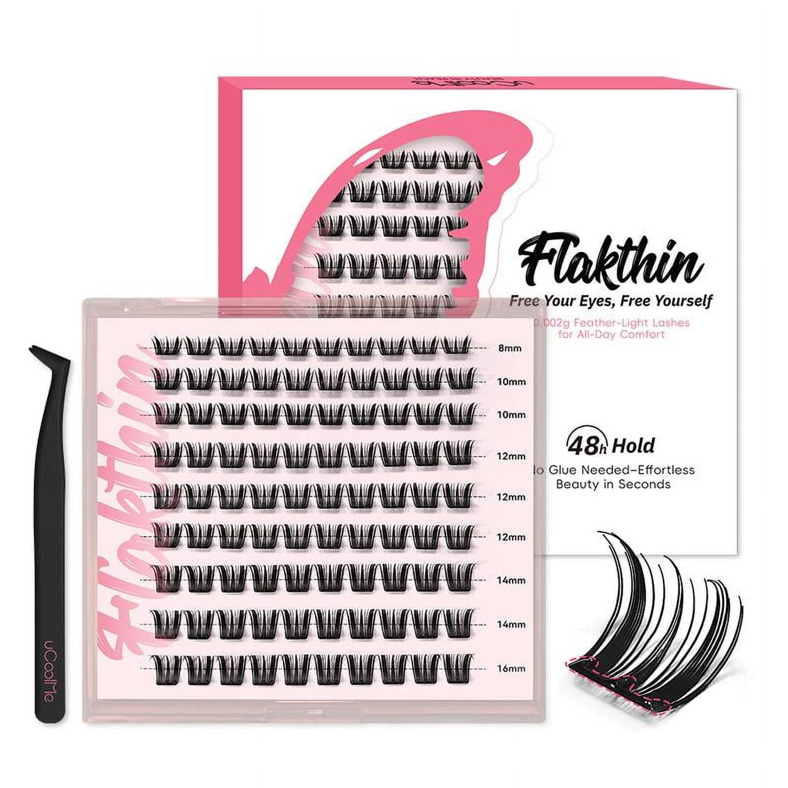 uCoolMe Flora DIY Lash Extension Kit Clusters Individual Lashes Kit ...