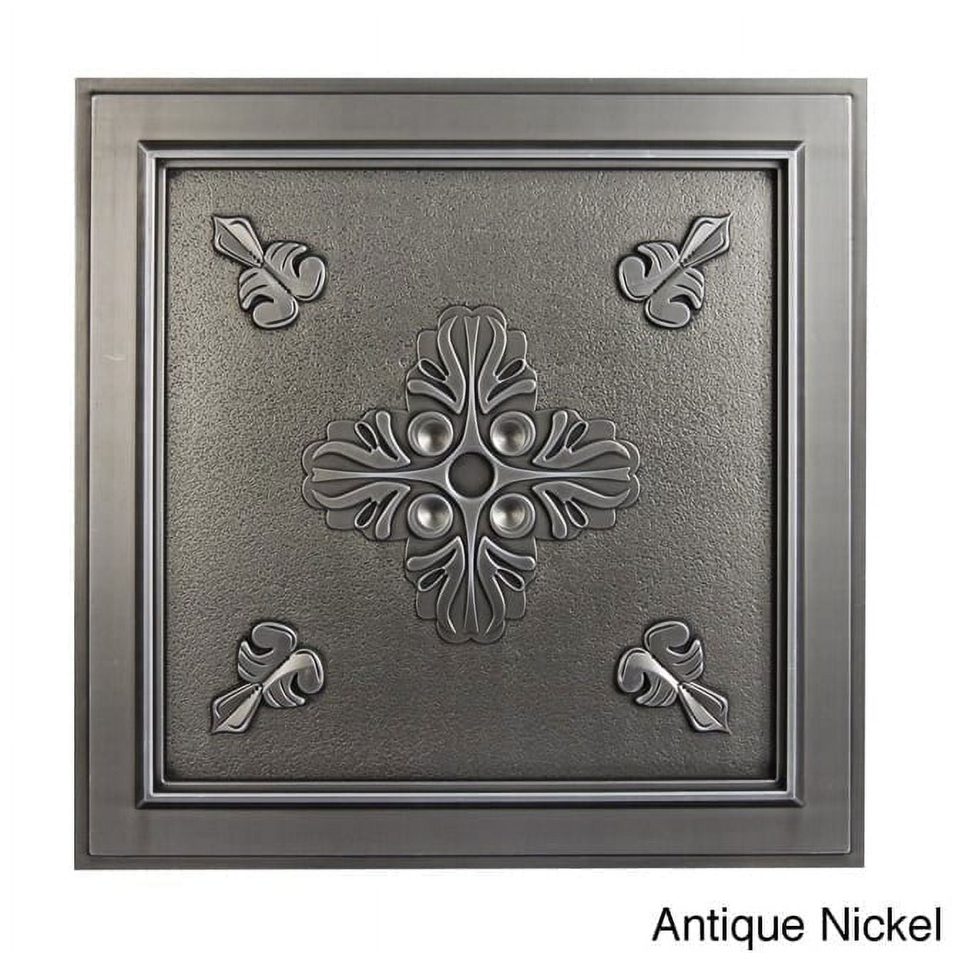uDecor Veranda Ceiling Tile (10 tiles) Antique Nickel - Walmart.com
