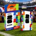 uGJHIO Soccer Sticker Album Collector Set with 10 Sticker Packs Random ...