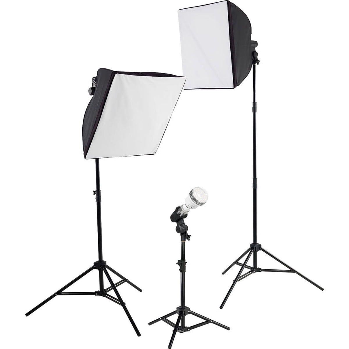 WESTCOTT uLITE LED 3-LIGHT COLLAPSIBLE SOFTBOX KIT - Walmart.com