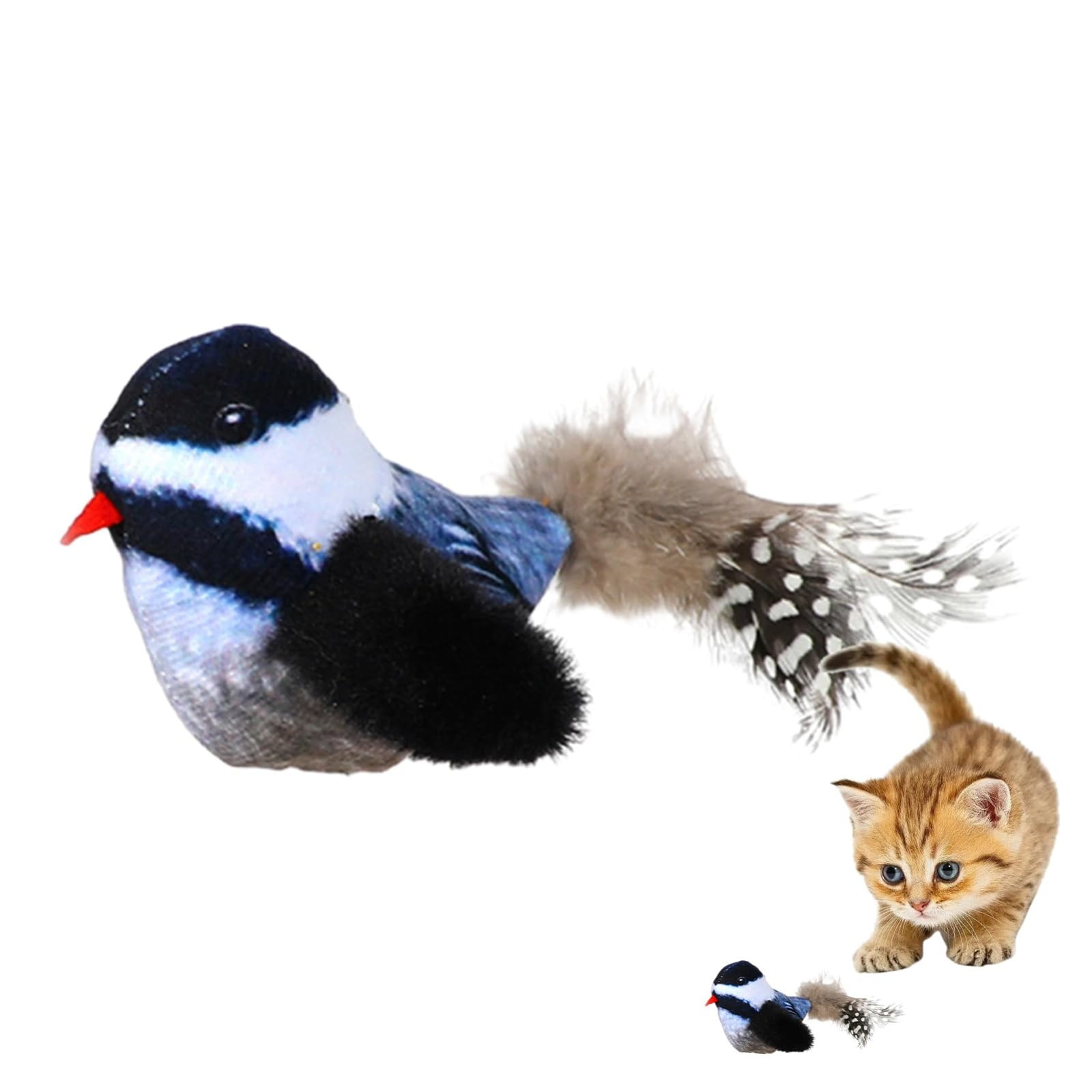 uaowux 2025 Flying Bird Cat Toy Flapping Bird Cat Toy Interactive Cat ...