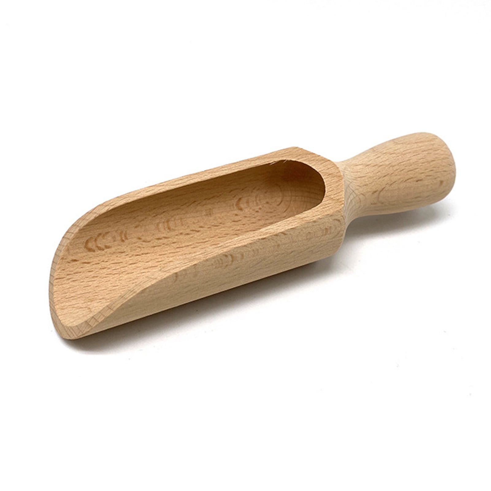 uawhw Bath Salt Spoon,Wooden Bath Salt Spoon Natural Beech Wood Scoop ...