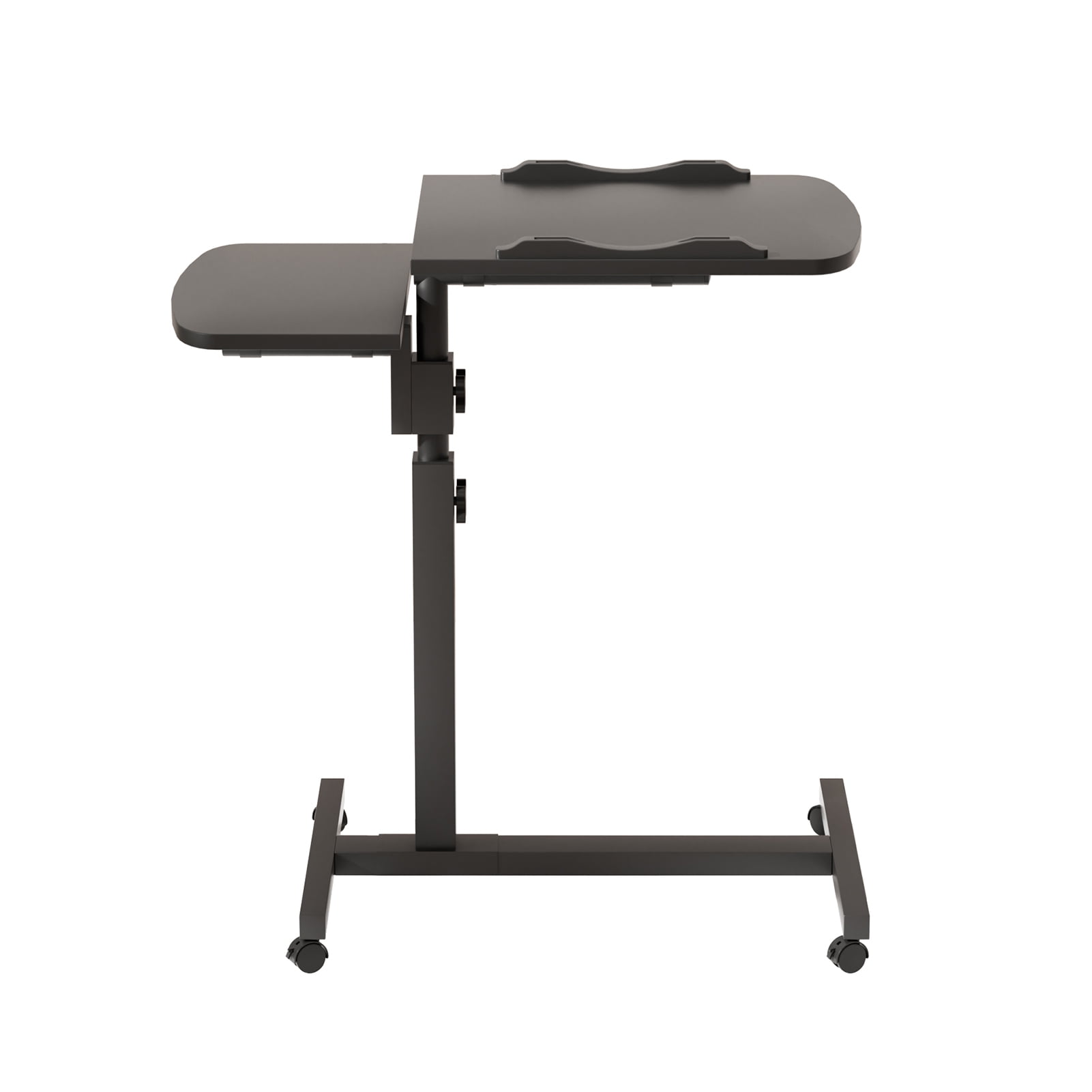 uawhw Bed Side Table, Height Liftable Overbed Bedside Table with Wheels ...