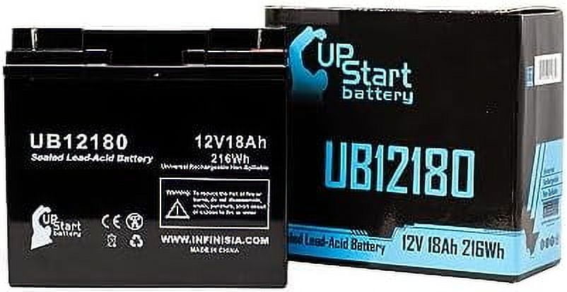 ub12180 universal sealed lead acid battery (12v, 18ah, t4 terminal, agm ...