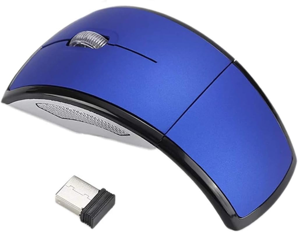 ubei, Wireless Arc Mouse USB 2.4G Computer Folding Mouse Foldable Mini ...