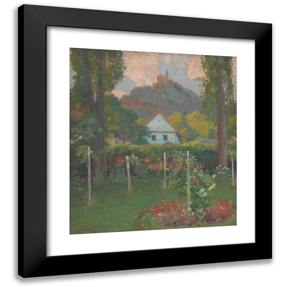 Ľudovít Čordák 15x16 Black Modern Framed Museum Art Print Titled ...
