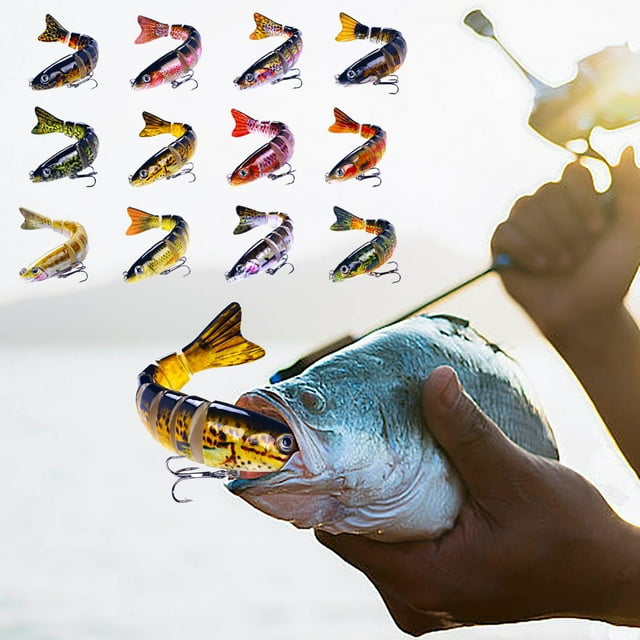 ufehgfjh 12.8cm Multi-Fish Sinking Lure - Realistic Deep Sea Fishing ...