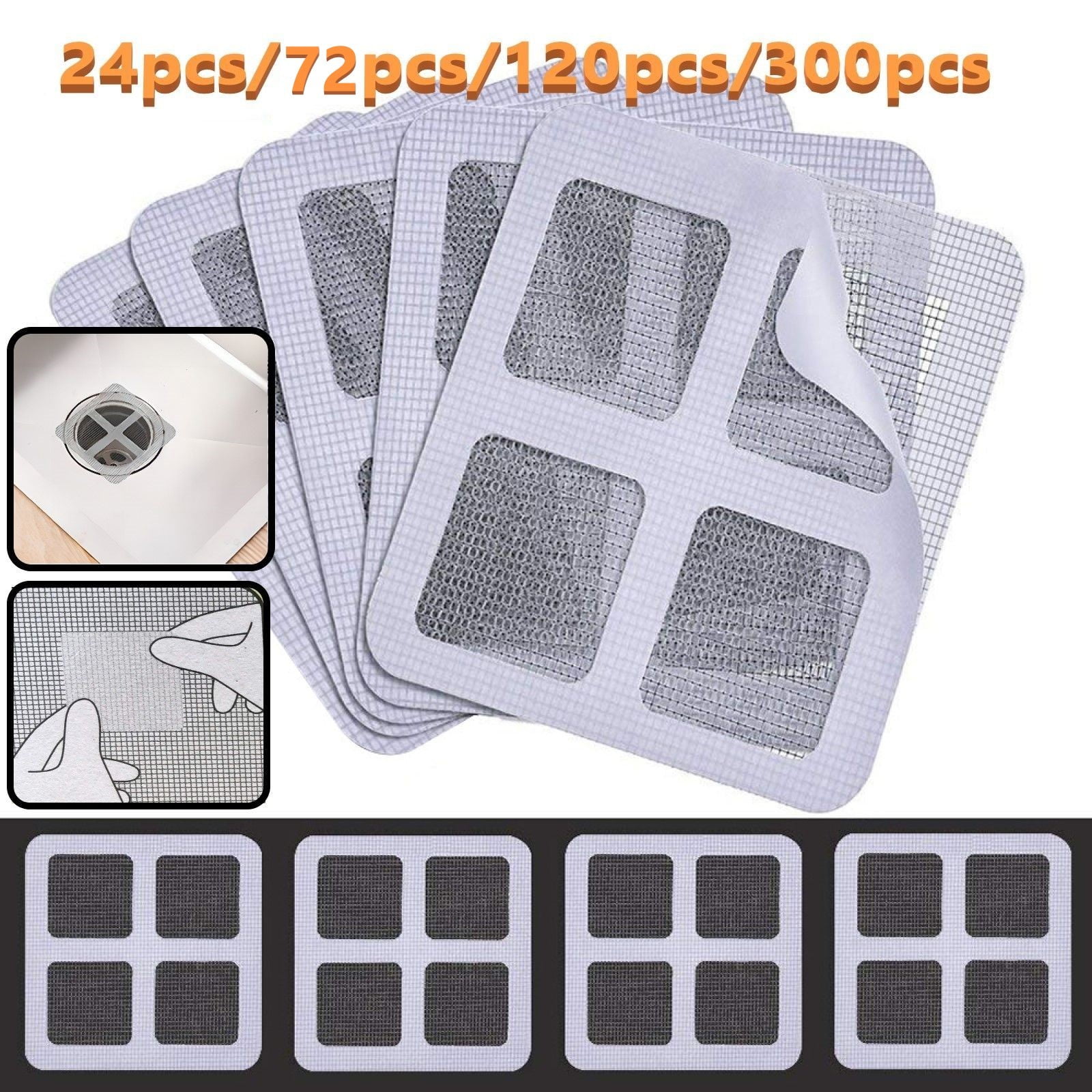 ufehgfjh Disposable Hair Sewer Stickers 2024 New Sewer Cover Hair ...