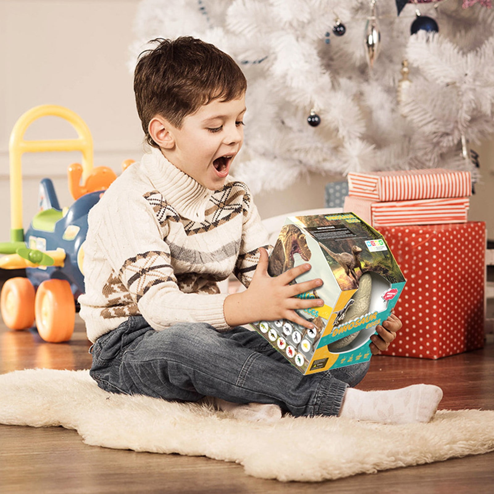 ufehgfjh Festival Gift Archaeological Excavation Model Of Dinosaur Eggs ...