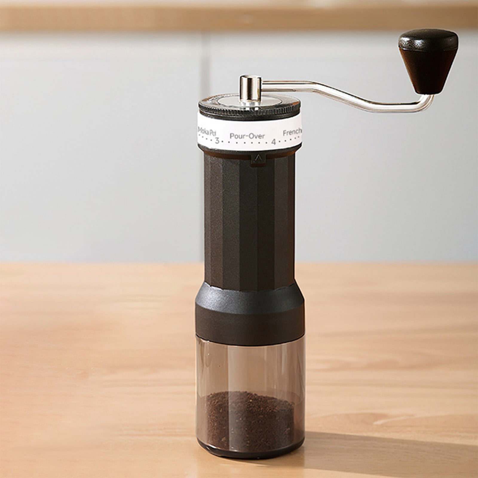 ufehgfjh Manual Coffee Grinder - Portable Hand Crank Mill with Ceramic ...
