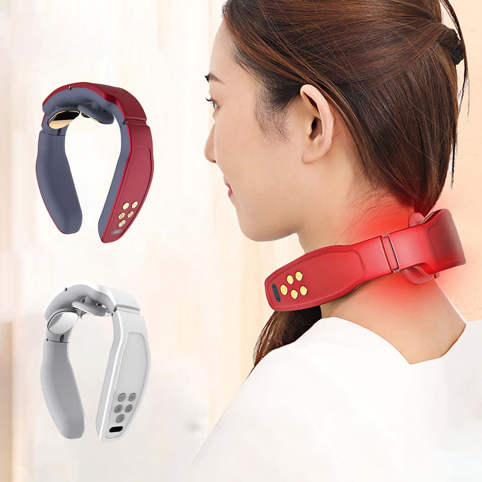 ufehgfjh Portable Neck Massager with 4 Modes | SKG K4 Experience | Relieve Neck Pressure with ...