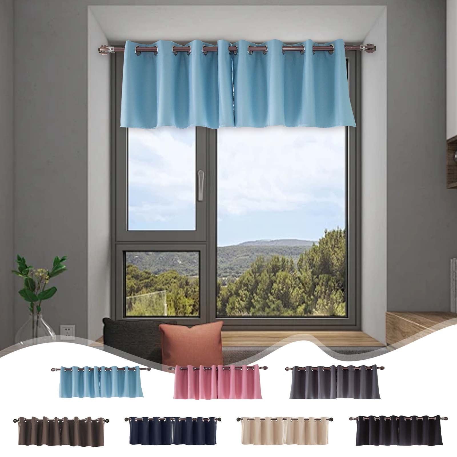 ufehgfjh Short Light-Blocking Curtains | 29x14 inches (74x36 cm ...