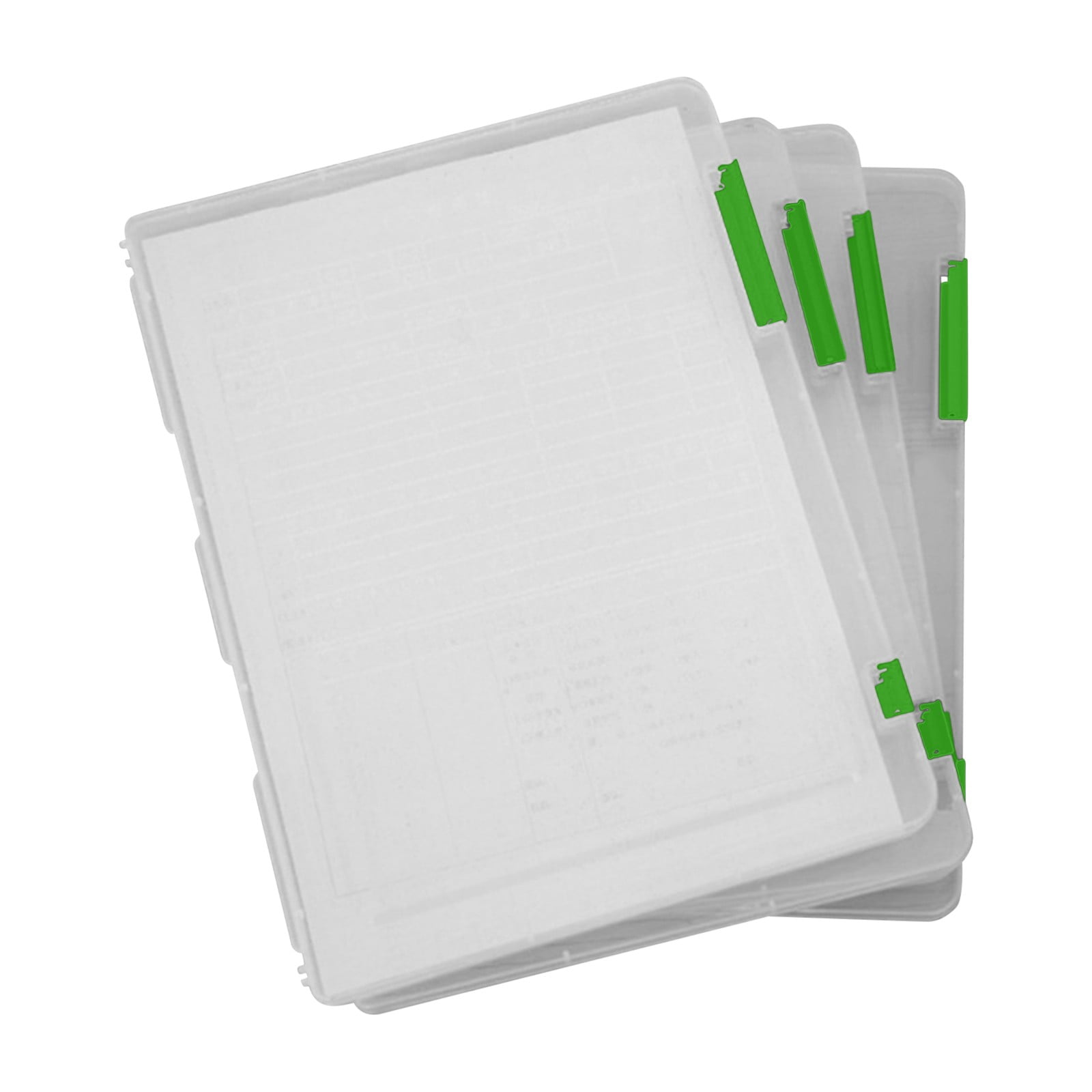 ufehgfjh Transparent Storage Box Clear Plastic Document Paper Filling ...